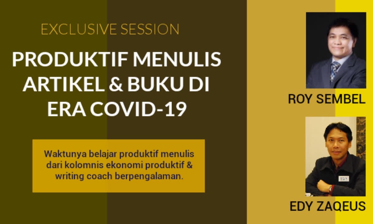 Kiat Produktif Menulis Artikel dan Buku di Era COVID19 - Interskill