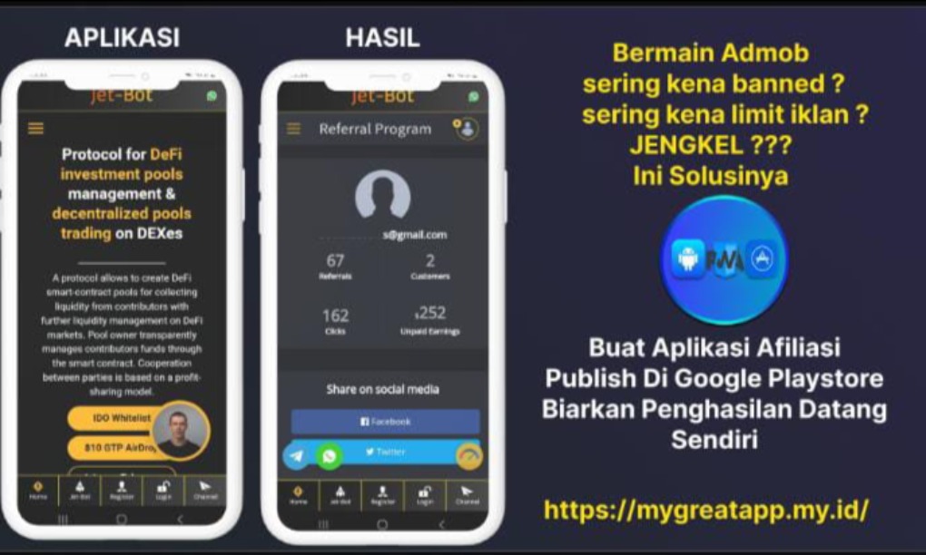 CUAN MAIN REFERAL PAKE APLIKASI - Interskill